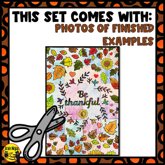 Thanksgiving Collaborative Poster | Paper | Be Thankful – brainninjas