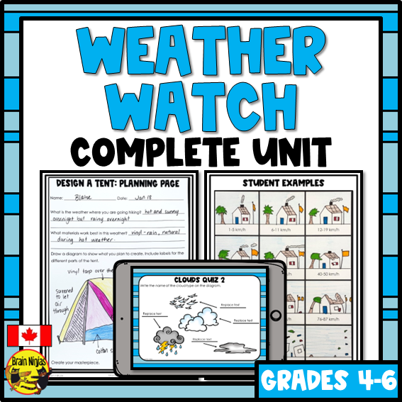 Weather Unit | Bundle | Paper and Digital – brainninjas