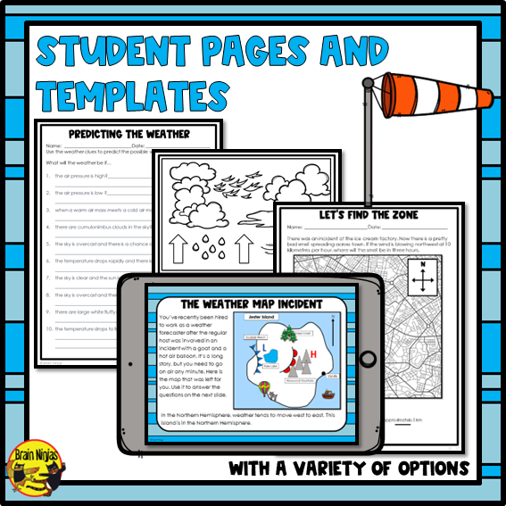Weather Unit | Bundle | Paper and Digital – brainninjas